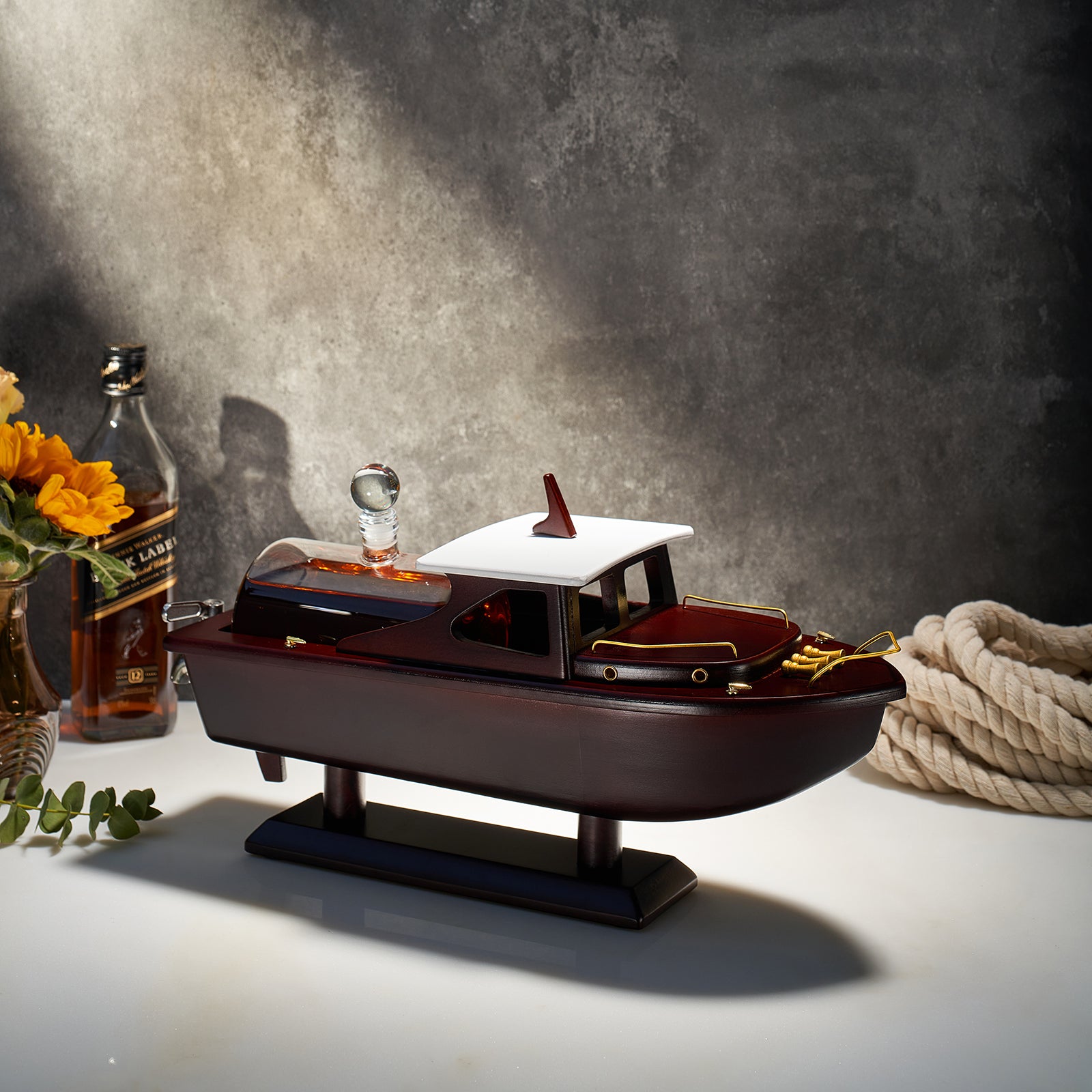 Boat Ship Whiskey & Wine Decanter Ship - The Wine Savant Ship Decanter