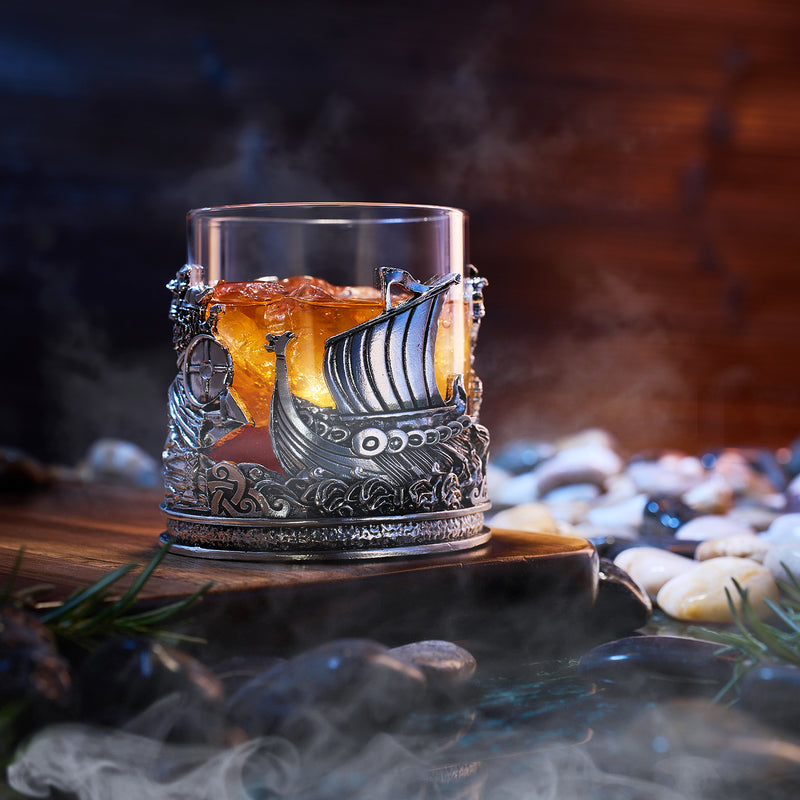 Viking & Mythological Pewter Whiskey, Wine, Beer & Water Drinking Glas ...