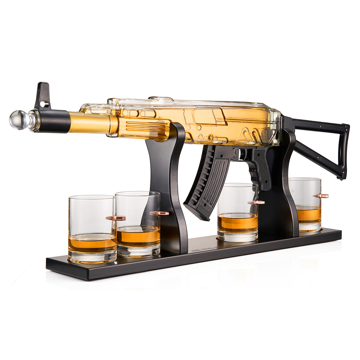 Gun Whiskey Decanter Set - Limited Edition, Silencer Stopper - 710 ml ...