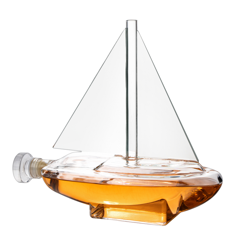 Sailboat Whiskey & Wine Decanter Ship - The Wine Savant Ship Decanter